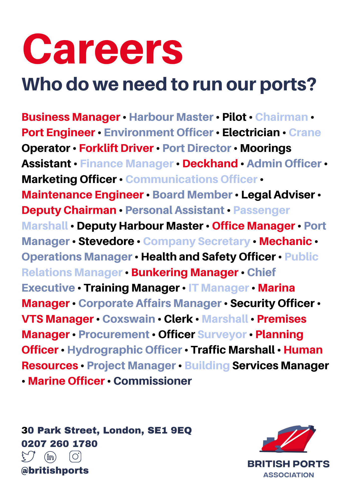 Careers Hub - British Ports Association