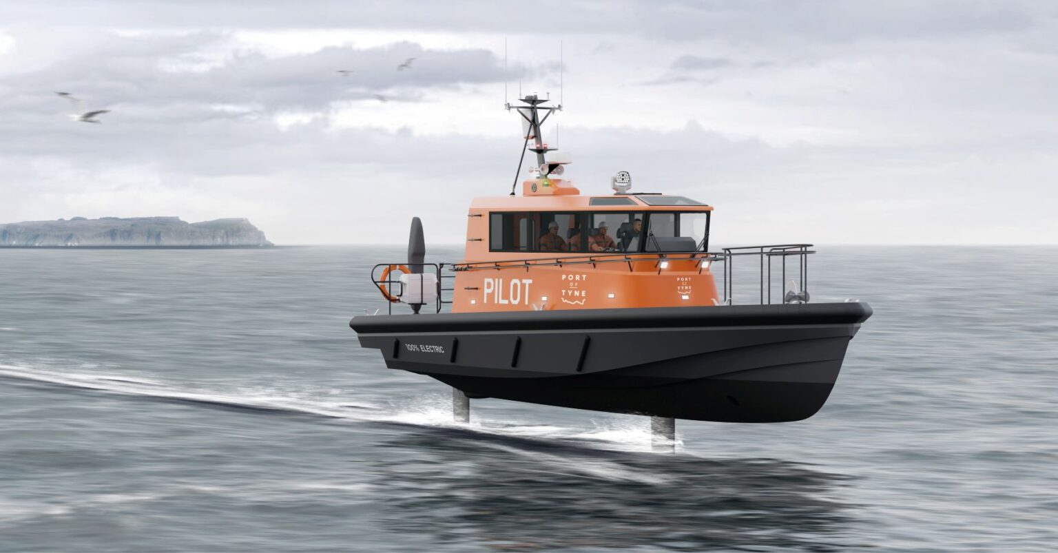 Port of Tyne Invests in the UK’s first Fully Electric Foiling Pilot Vessel - British Ports ...