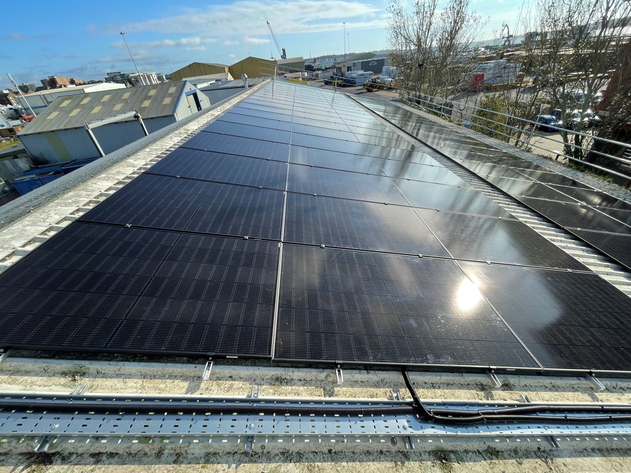 Solar Panels in Poole - British Ports Association