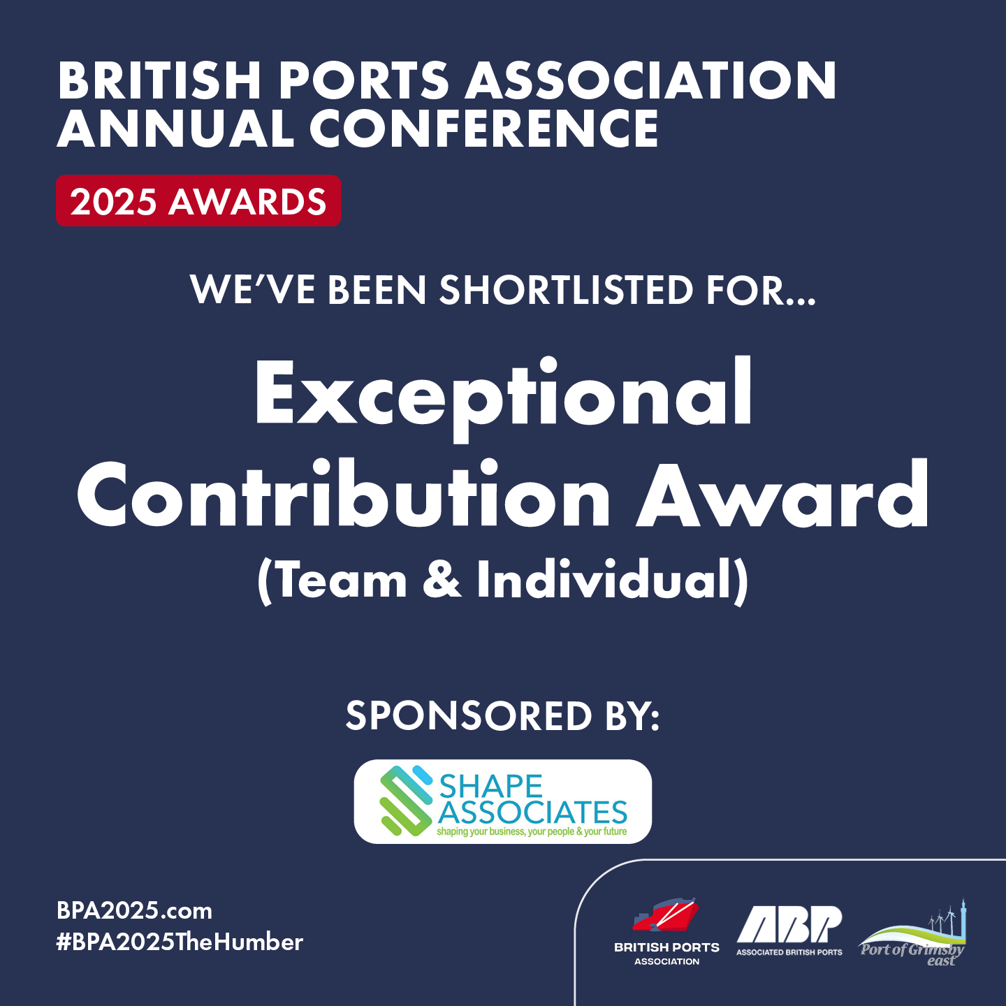 2025 British Ports Association Annual Awards Finalists Announced ...